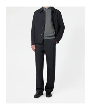 TOD'S Trousers In Wool Denim With Drawstring