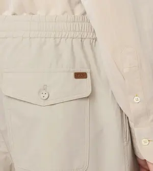 TOD'S Trousers In Technical Cotton With Drawstring