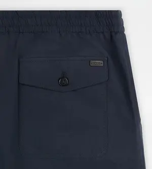 TOD'S Pants In Technical Cotton With Drawstring