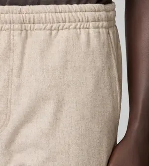 TOD'S Trousers In Flannel With Drawstring