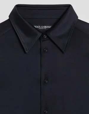 Dolce & Gabbana Martini Silk Jersey Shirt