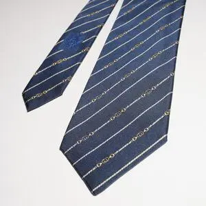 Gucci Interlocking G Belt Silk Tie