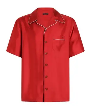 Dolce & Gabbana Hawaii Silk Twill Shirt