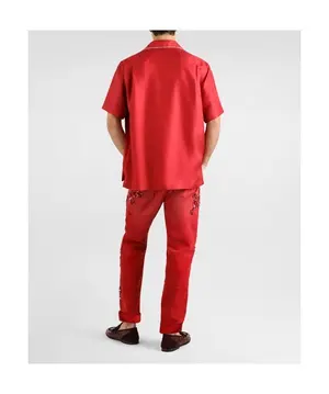 Dolce & Gabbana Hawaii Silk Twill Shirt