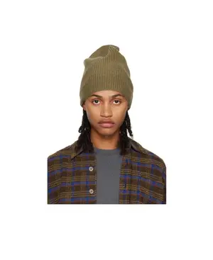 Our Legacy Ribbed-knit Merino Beanie - Green