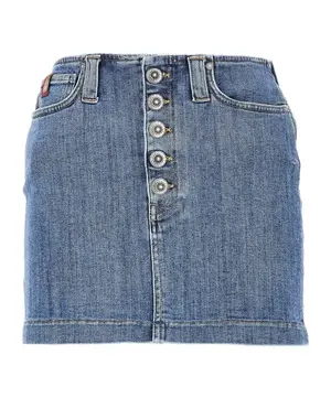 DONDUP Button-fastening Denim Skirt - Blue