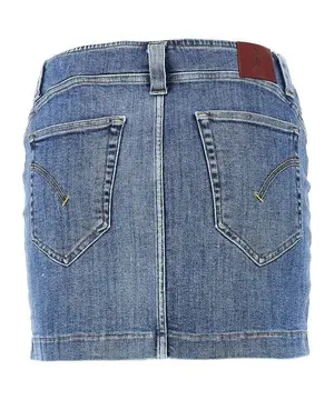 DONDUP Button-fastening Denim Skirt