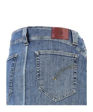 DONDUP Button-fastening Denim Skirt