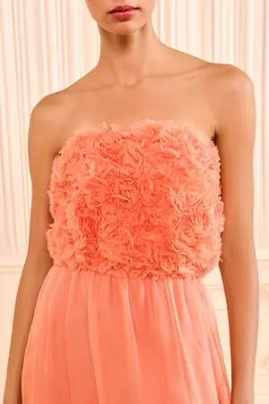 Ulla Johnson Blythe Strapless Ruffled Gown