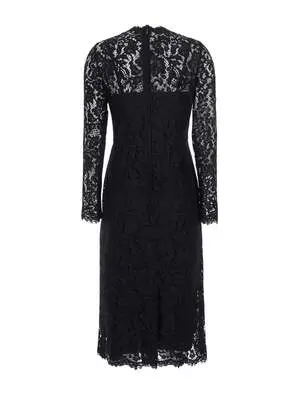 Dolce & Gabbana Lace Long Sleeves Dress