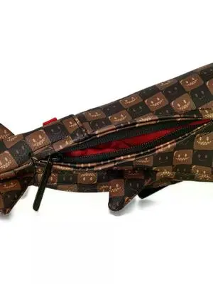 SPRAYGROUND Sharks In Paris Checkered Tote Bag