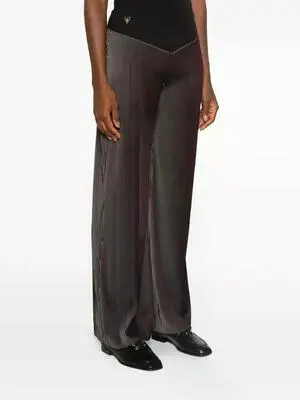 MACRON Elanor Plissé-effect Logo-patch Trousers
