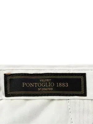 FRANZESE COLLECTION Stefano De Martino Pleated Velvet Trousers