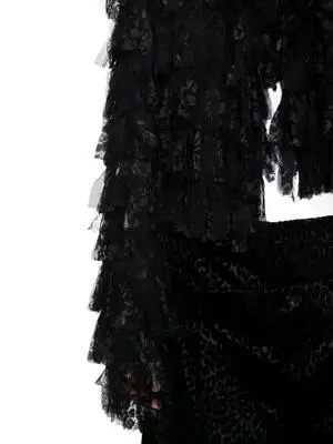 Comme Des Garçons Lace Paneled Jacket