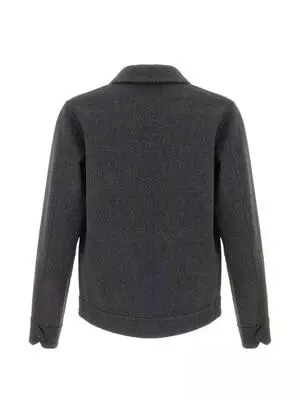 Aspesi Double-faced Zip-up Jacket - Grey