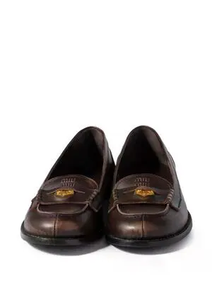 Miu Miu Leather Loafers