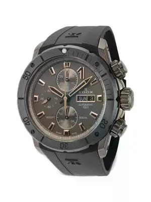 EDOX Co-1 Automatic Chronograph 45mm Watch - Grey