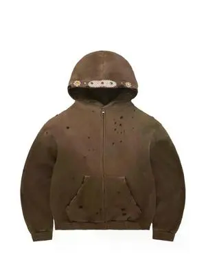 BRAVEST STUDIOS Sapphire Zip Up Hoodie - Brown