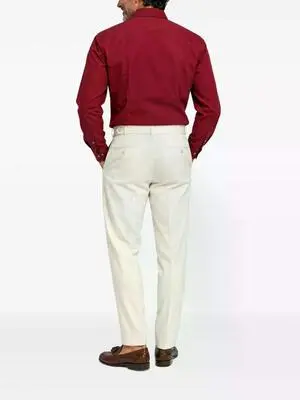 FRANZESE COLLECTION David Beckham Western-style Hand-stitched Shirt - Red