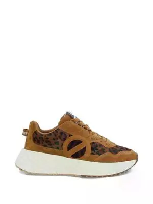 NO NAME Carter Jogger Leopard-print Sneakers - Brown