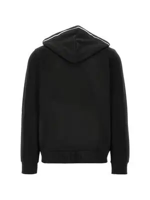 Emporio Armani Logo-embroidered Zip-up Hoodie