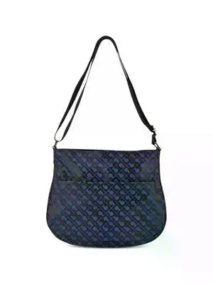 GHERARDINI Small Monogram-print Cross Body Bag - Black