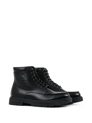 Karl Lagerfeld Koby Lace-up Leather Boots