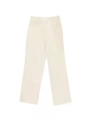 DUNST Corduroy Straight-leg Trousers - Neutrals