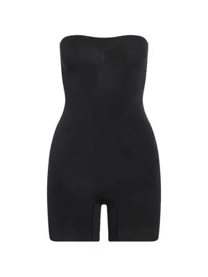SKIMS Strapless Shortie Bodysuit - Black