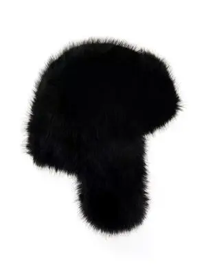 Stella McCartney Vegan Plush Hat - Black