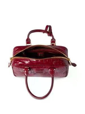Miu Miu Arcadie Crocodile Embossed Calfskin Bag