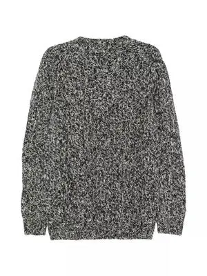 DONDUP Marl-knit Crew-neck Sweater