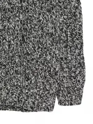 DONDUP Marl-knit Crew-neck Sweater