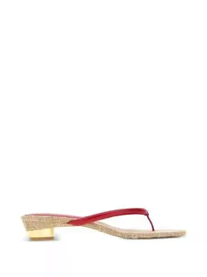 Cult Gaia Sierra Thong Sandals - Red