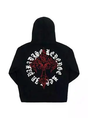 REVENGE Web Cross Hoodie - Black