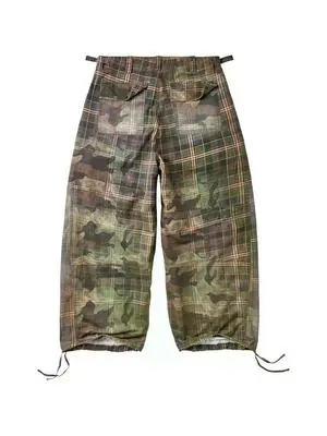 VALE FOREVER Soldier Camouflage-print Cargo Pants