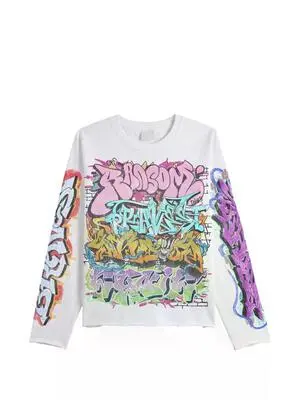 BRAVEST STUDIOS Graf Long-sleeve T-shirt - White
