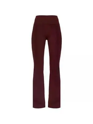 Nike Zenvy High-waisted Flared Leggings With No Front Seam - Red