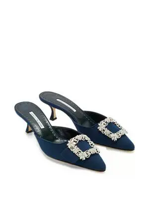 Manolo Blahnik Maysale Jewel Mules