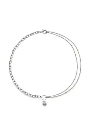 Burberry Knight Dual-chain Necklace - Silver