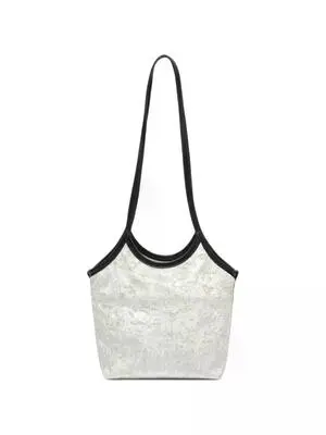 VALESQUE Small Cami Crinkled-effect Shoulder Bag - Neutrals