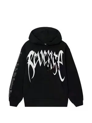 REVENGE Arch Logo Claw Hoodie - Black