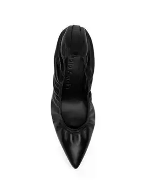 Studio Amelia Rhodes Ruched Leather Pumps