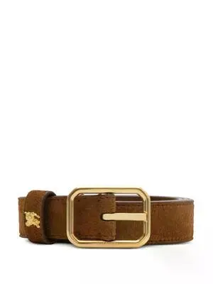 Burberry Suede Knight Belt - Brown