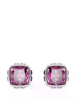 SWAROVSKI Birthstone Crystal Stud Earrings - Silver