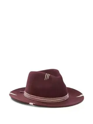 THE HAT GANG Je M'en Fous Embroidered Wool Hat