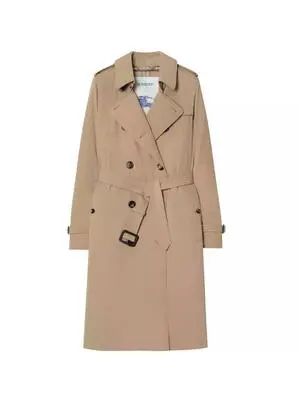 Burberry Long Padded Kensington Trench Coat - Neutrals