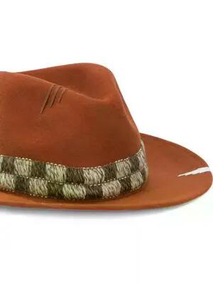 THE HAT GANG I See You Check-pattern Wool Hat
