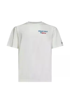 MC2 SAINT BARTH Graphic-print Cotton T-shirt - White