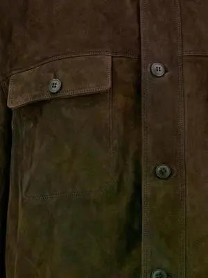 Sunspel Suede Flap-pocket Shirt Jacket